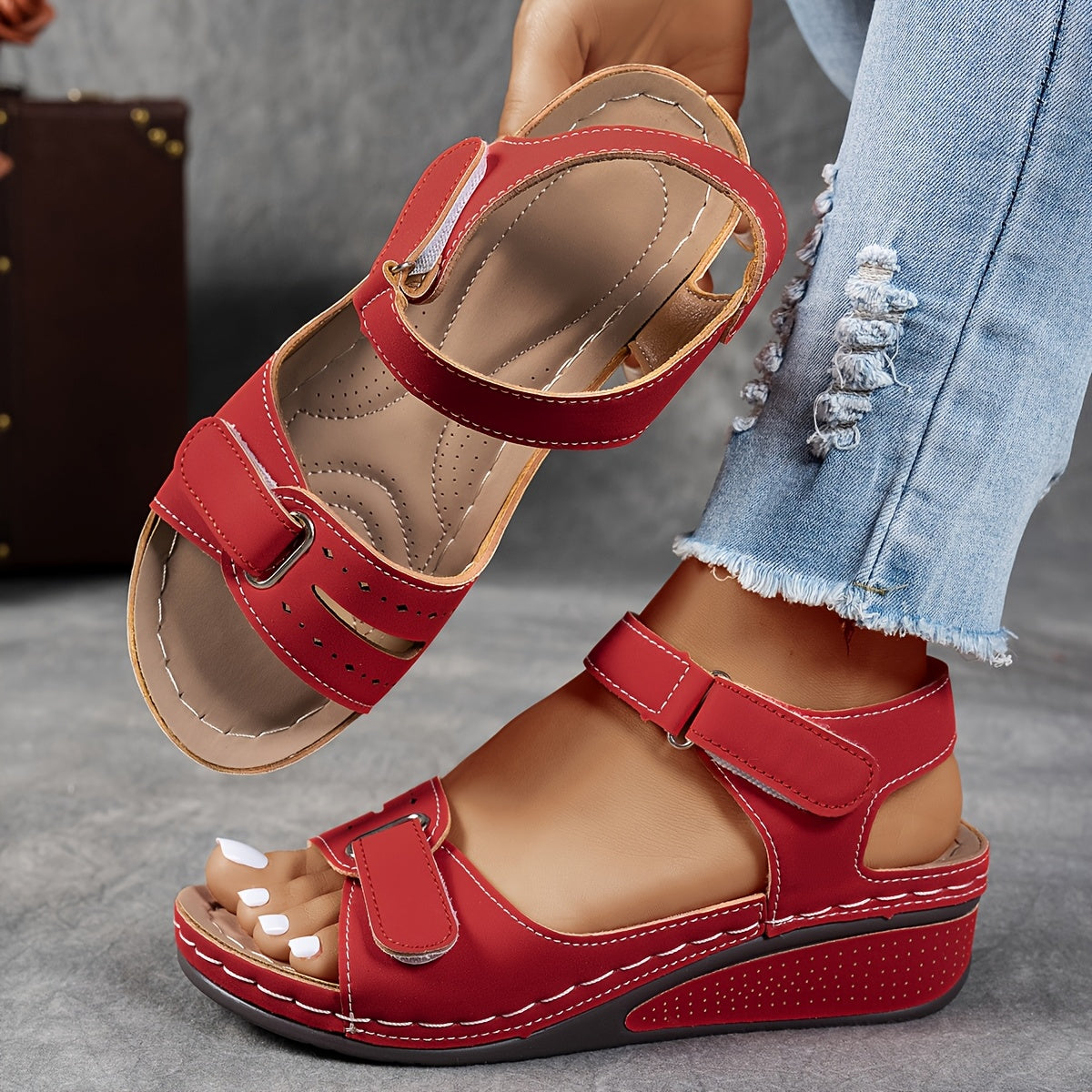 Orthopadische Sandalen Damen Modern